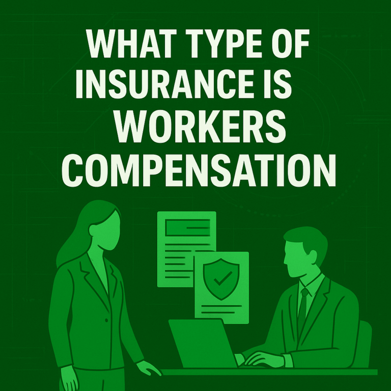 What Type of Insurance Is Workers Compensation?